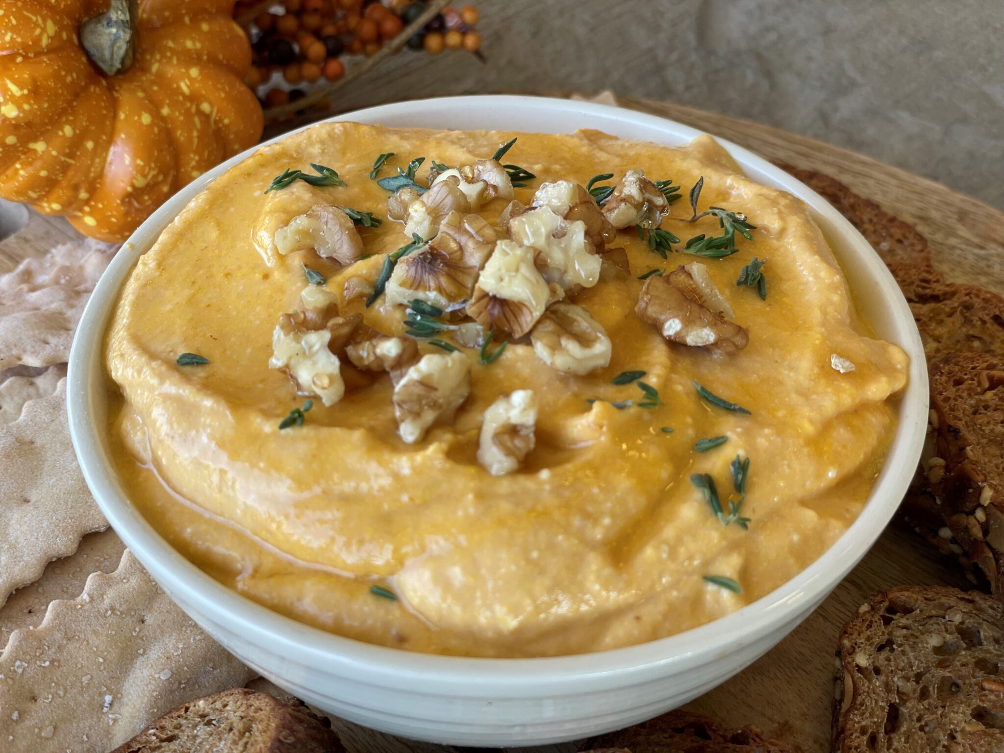 Whipped Pumpkin Feta Dip Recipe - Stewart and Jasper Orchards