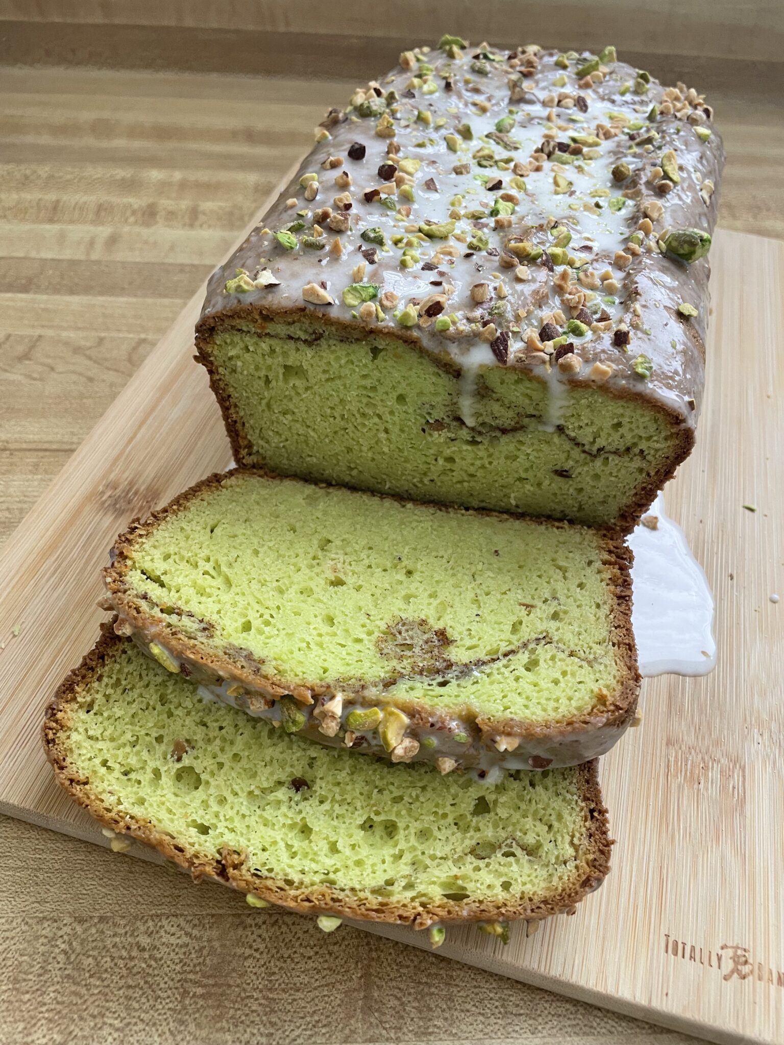 Pistachio Almond Loaf Cake Recipe - Stewart and Jasper Orchards