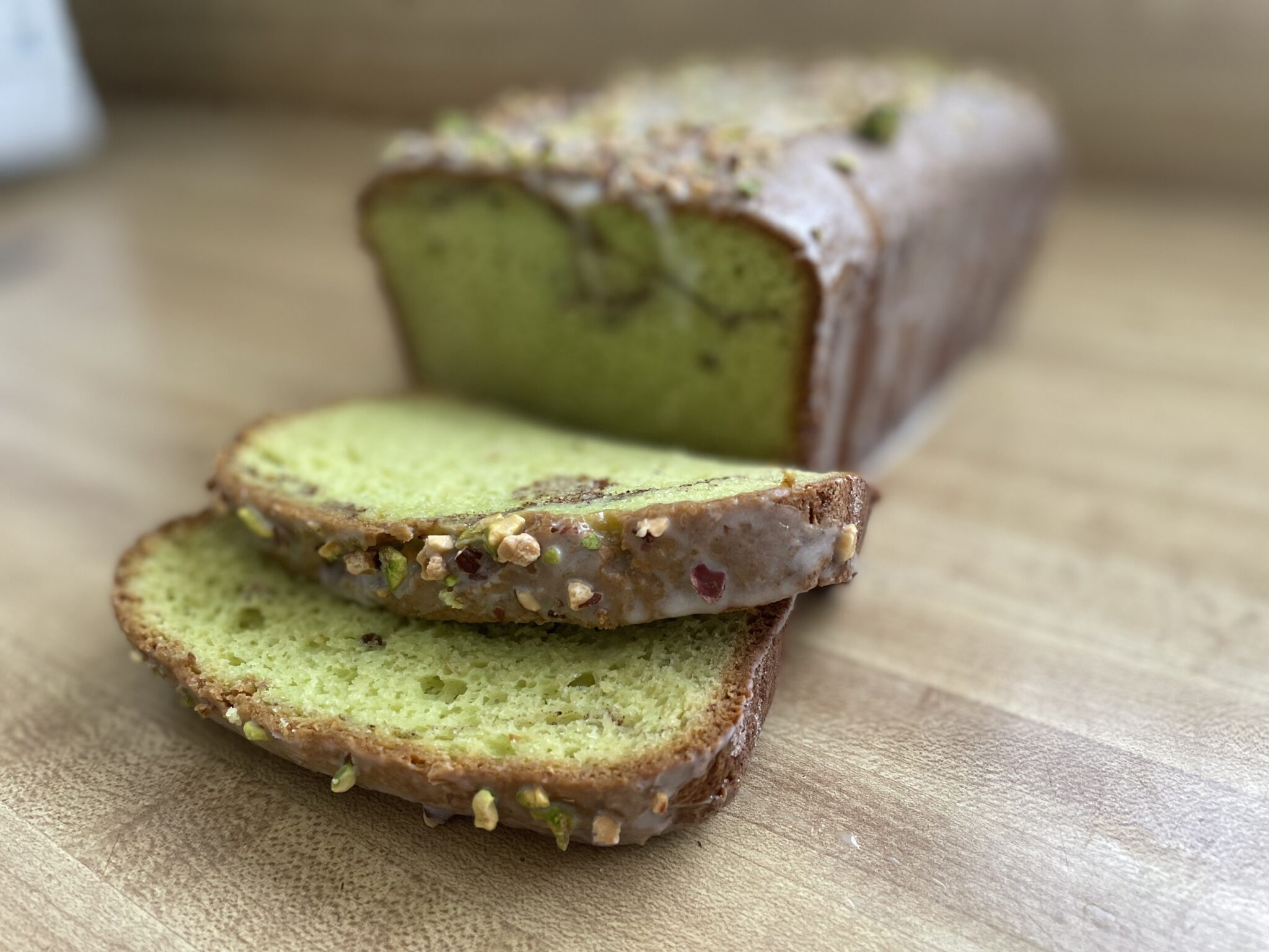 Pistachio Almond Loaf Cake Recipe - Stewart and Jasper Orchards