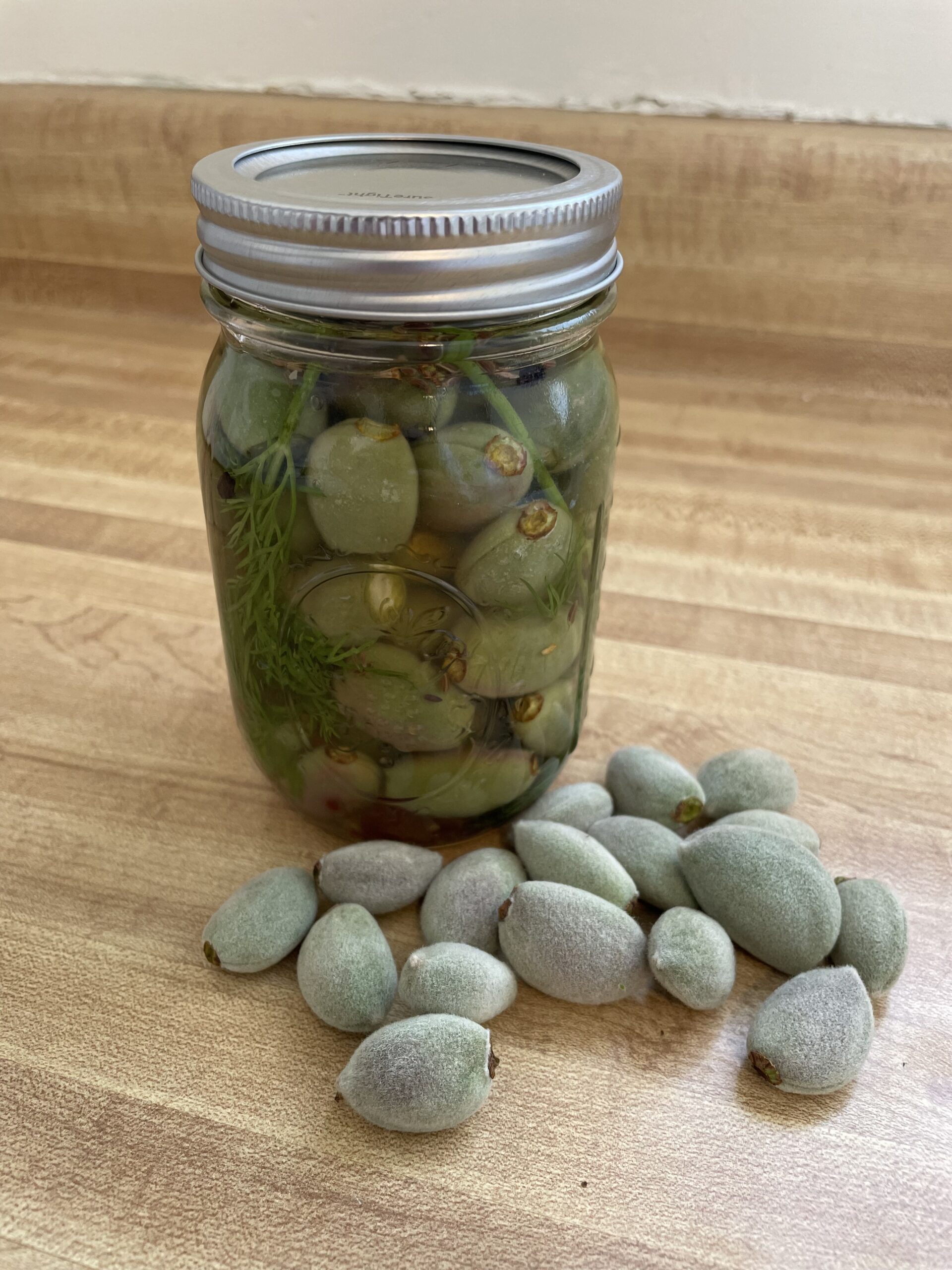 Pickled Green Almonds Recipe - Stewart and Jasper Orchards
