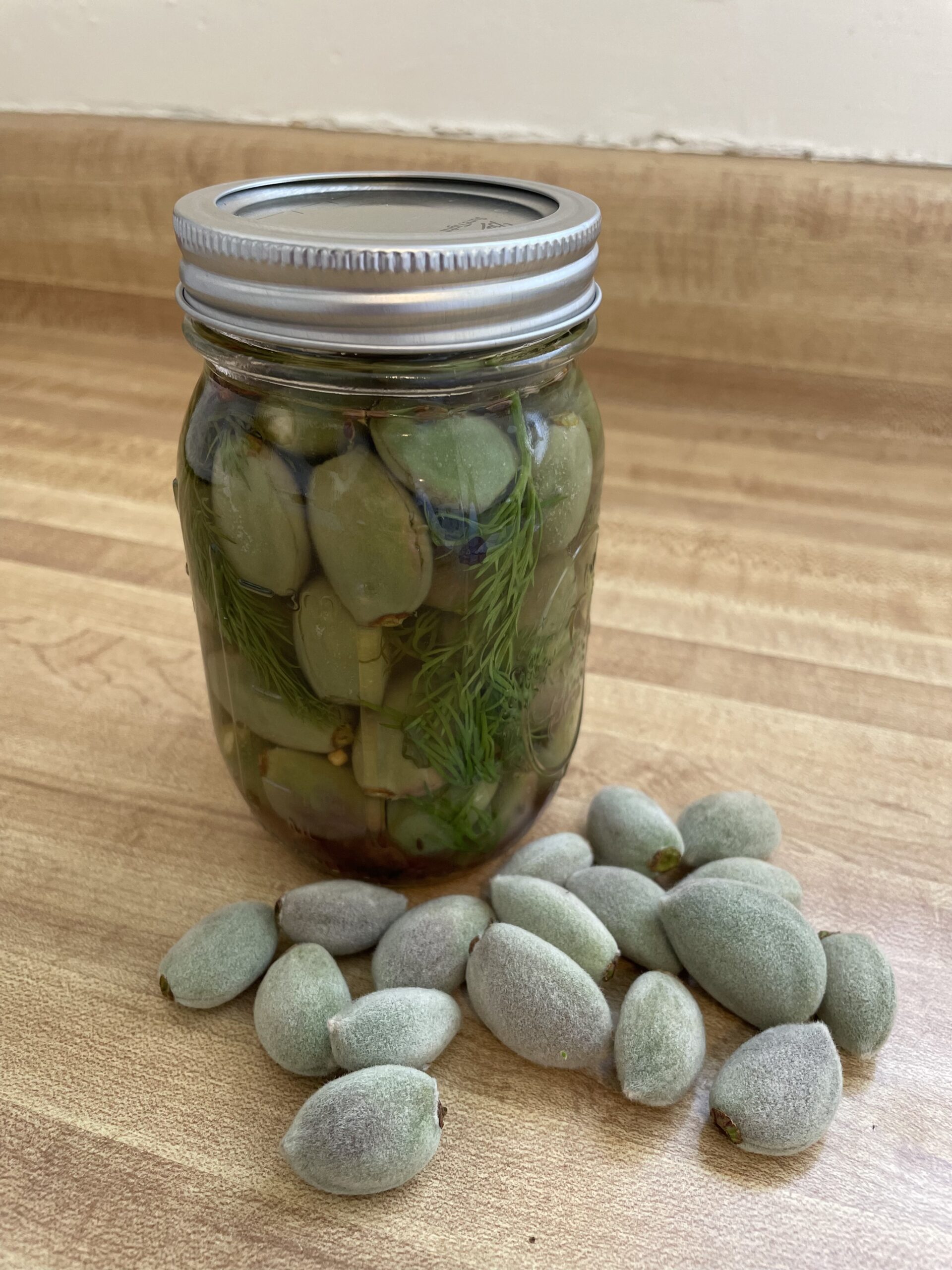 Pickled Green Almonds Recipe - Stewart and Jasper Orchards