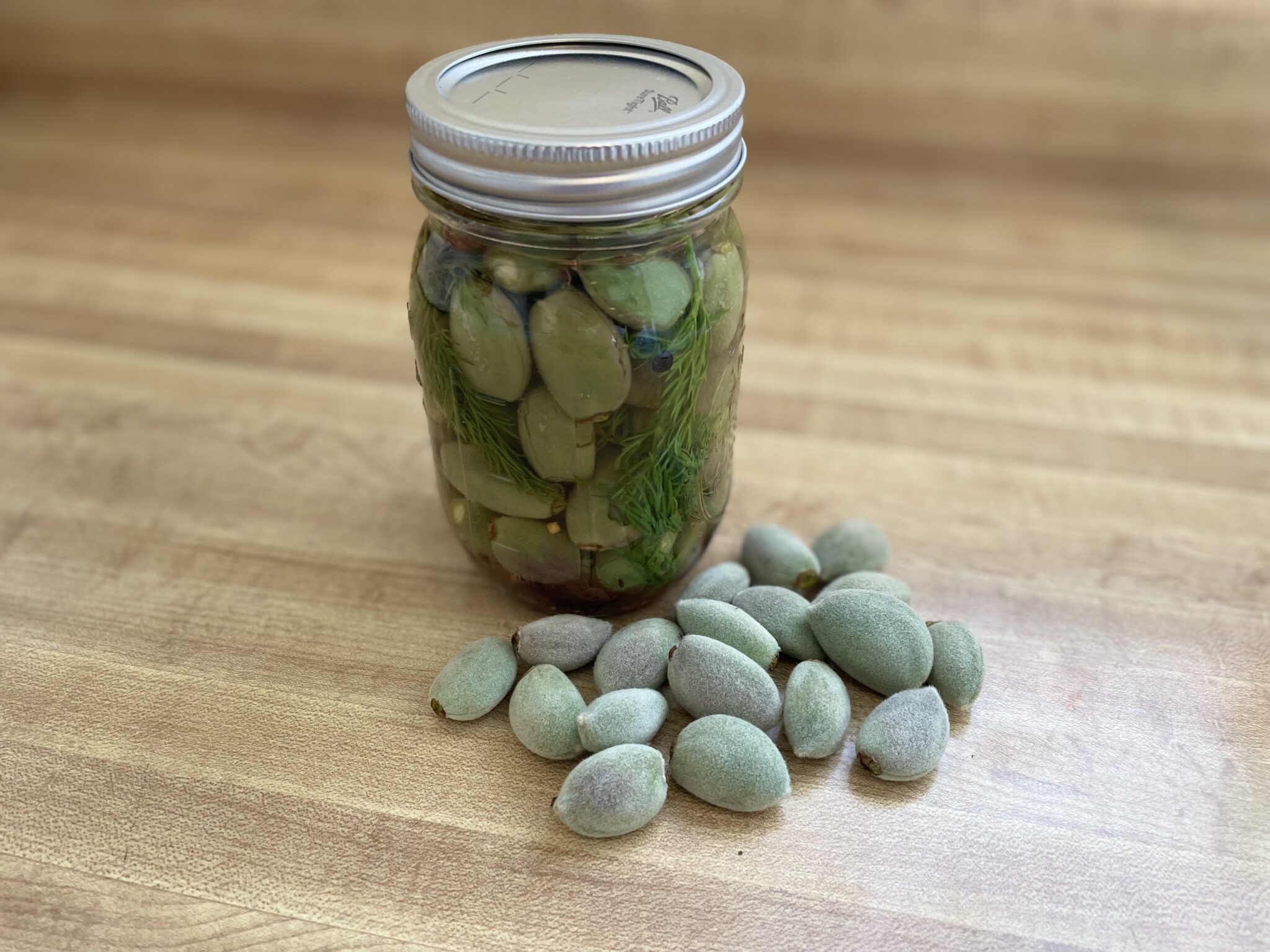 Pickled Green Almonds Recipe - Stewart and Jasper Orchards