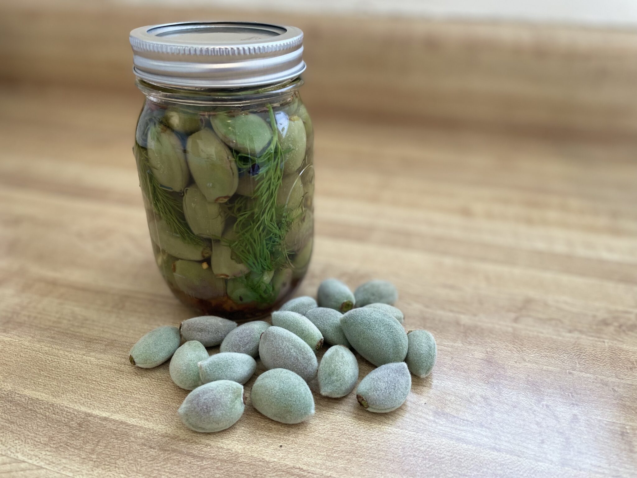 Pickled Green Almonds Recipe - Stewart and Jasper Orchards