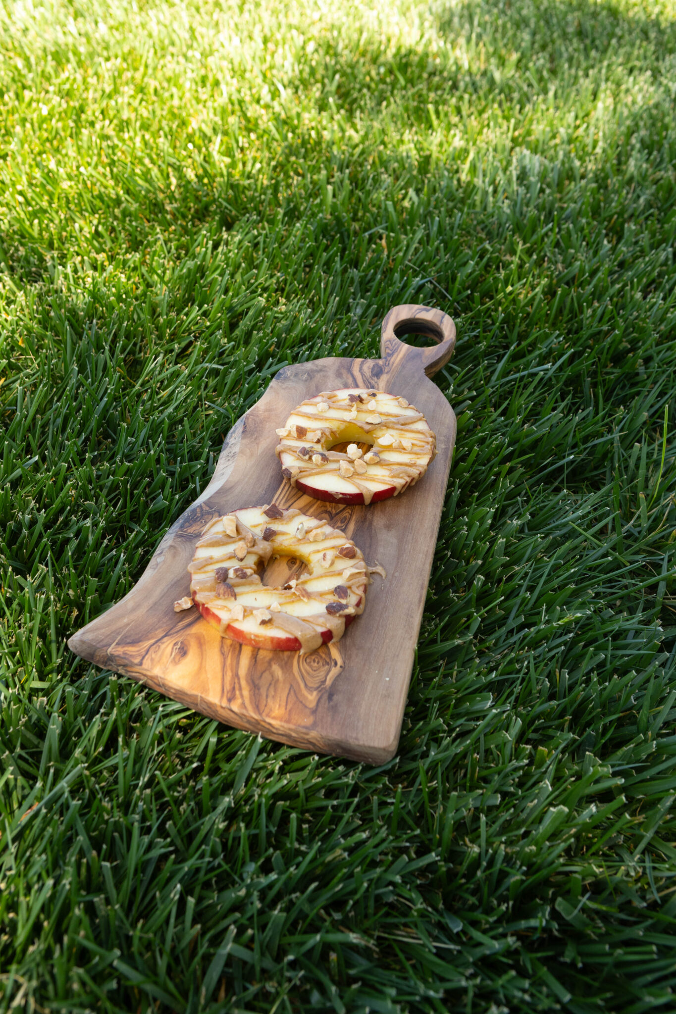 Almond Butter Apple Wheels - Stewart and Jasper Orchards